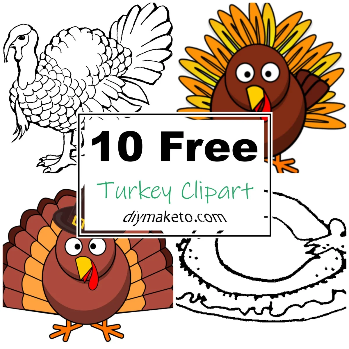 Thanksgiving Turkey Images Clip Art